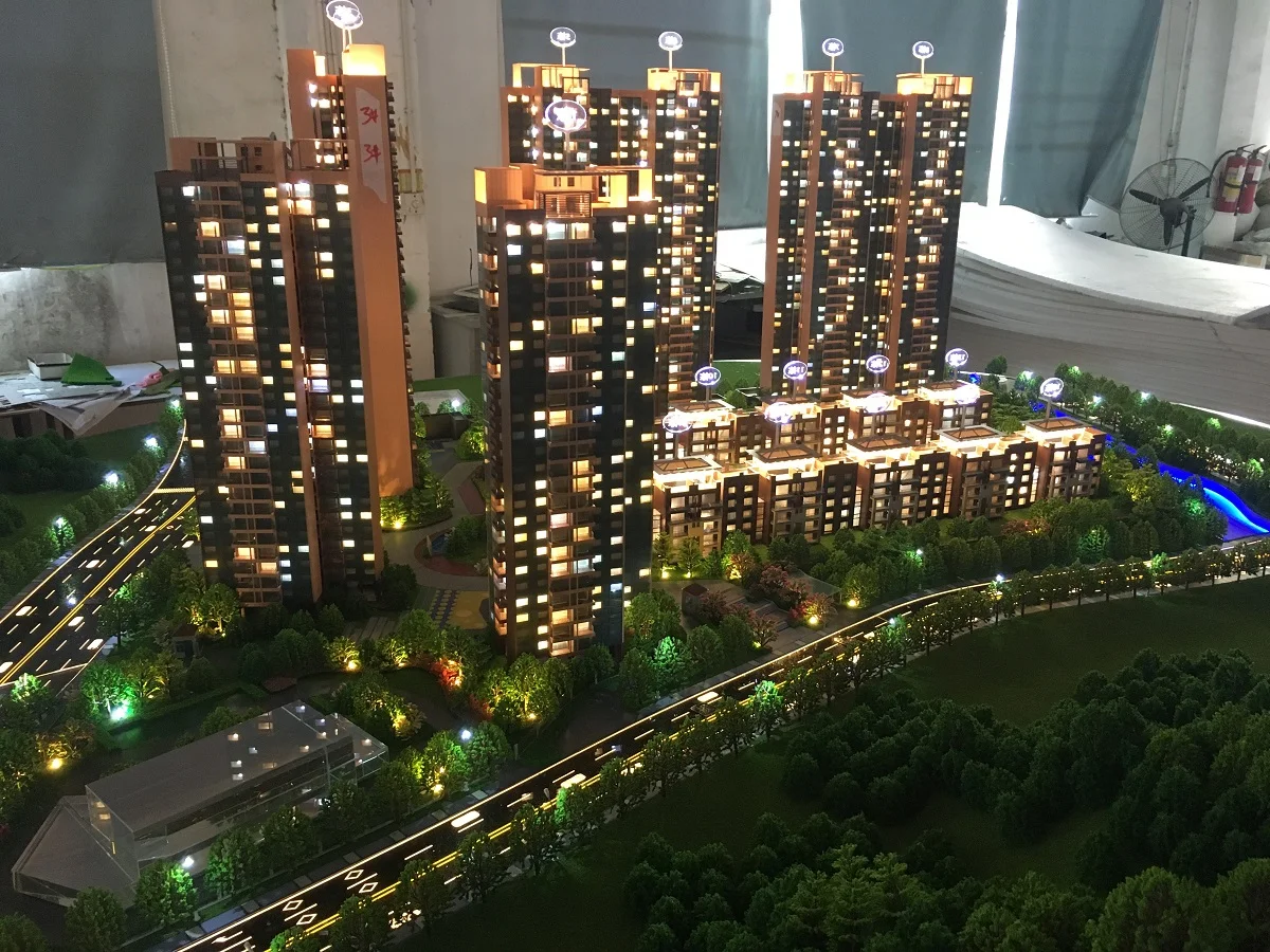 Customized Commercial Architectural Building Scale Model / 3d ...