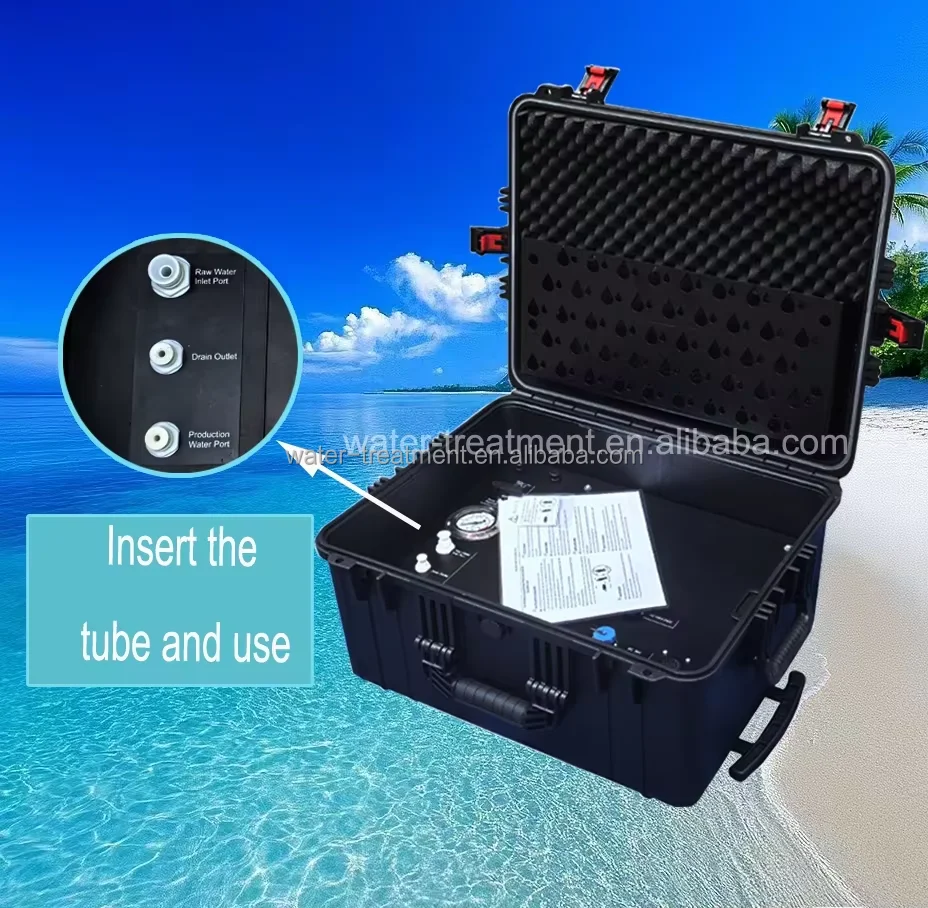 Briefcase Water Desalination Suitcase SWRO Desalination System Outdoor ...