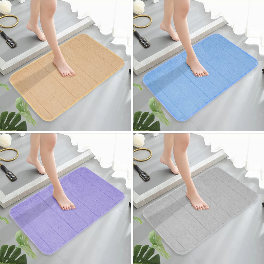 Modern New Design Absorbent Shower Bathroom Carpets Soft Toilet Floor ...
