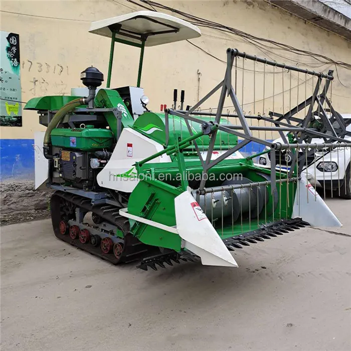 Best Self-walking Tractor Mini Combine Bean Grain Wheat Soybean Farm ...