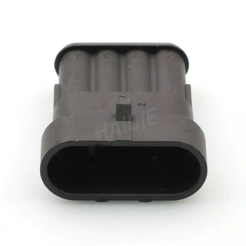 4 Pin Female Waterproof Plastic Cable Wiring Harness Car Electrical ...