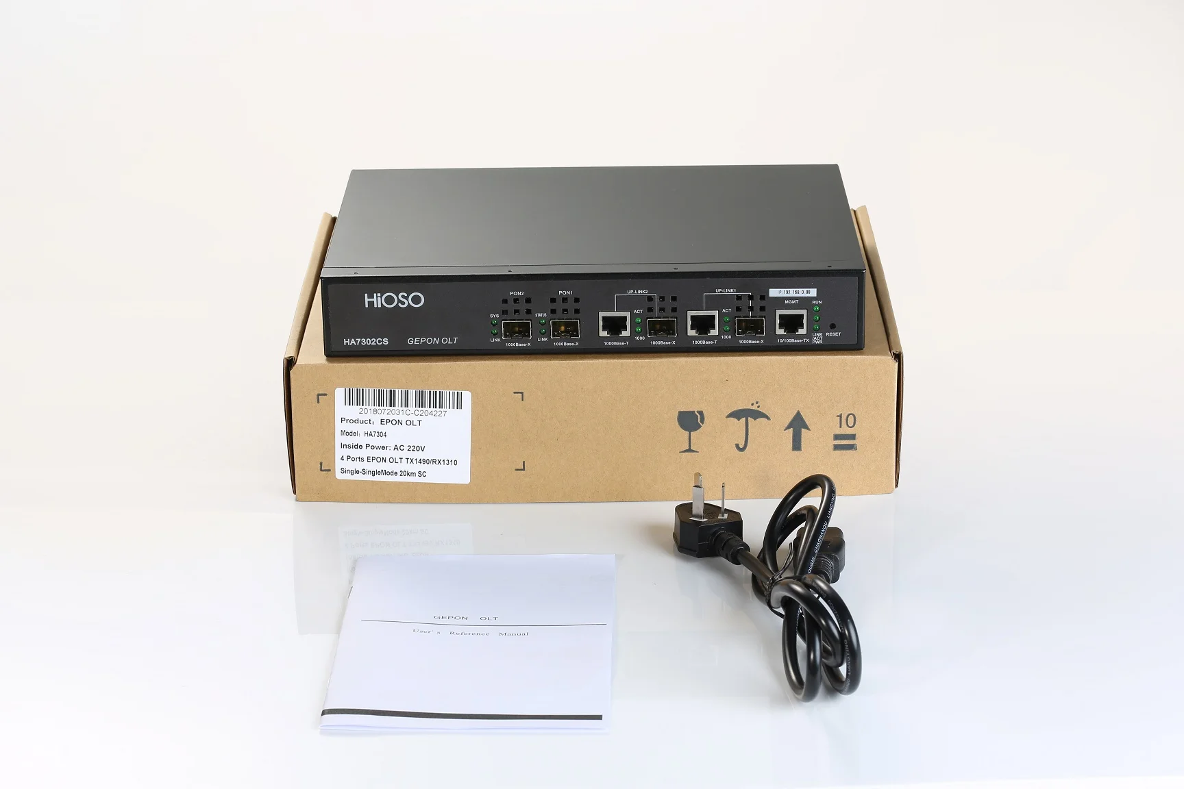 6 Port Din Rail Ethernet Switch Industrial 10/100/1000m 2 Sfp Ports+ 4 ...