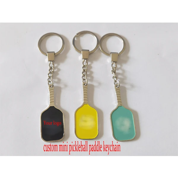 Mini Pickleball Paddle Keychain Fashion Promotion Gift Souvenir Metal ...