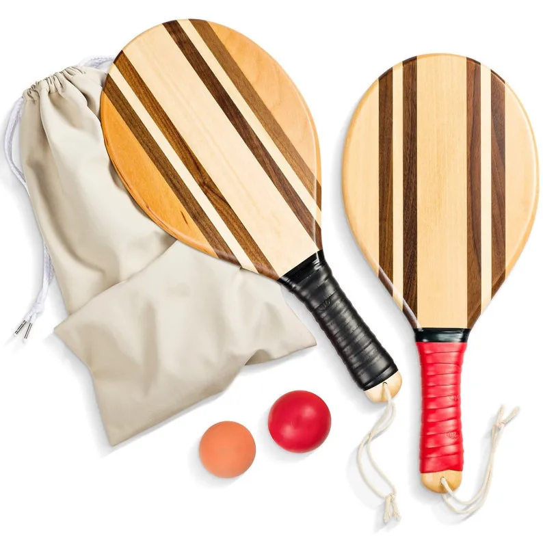 Wooden Beach Tennis Racket Pickleball Beach Tennis Racket Wood Paddle ...