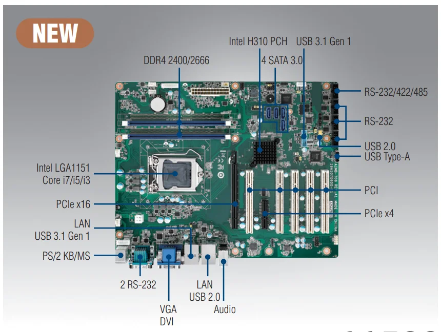 Industrial Motherboard Embedded Industrial Atx Motherboard Atx Motherboard Computer AIMB-706G2 ...
