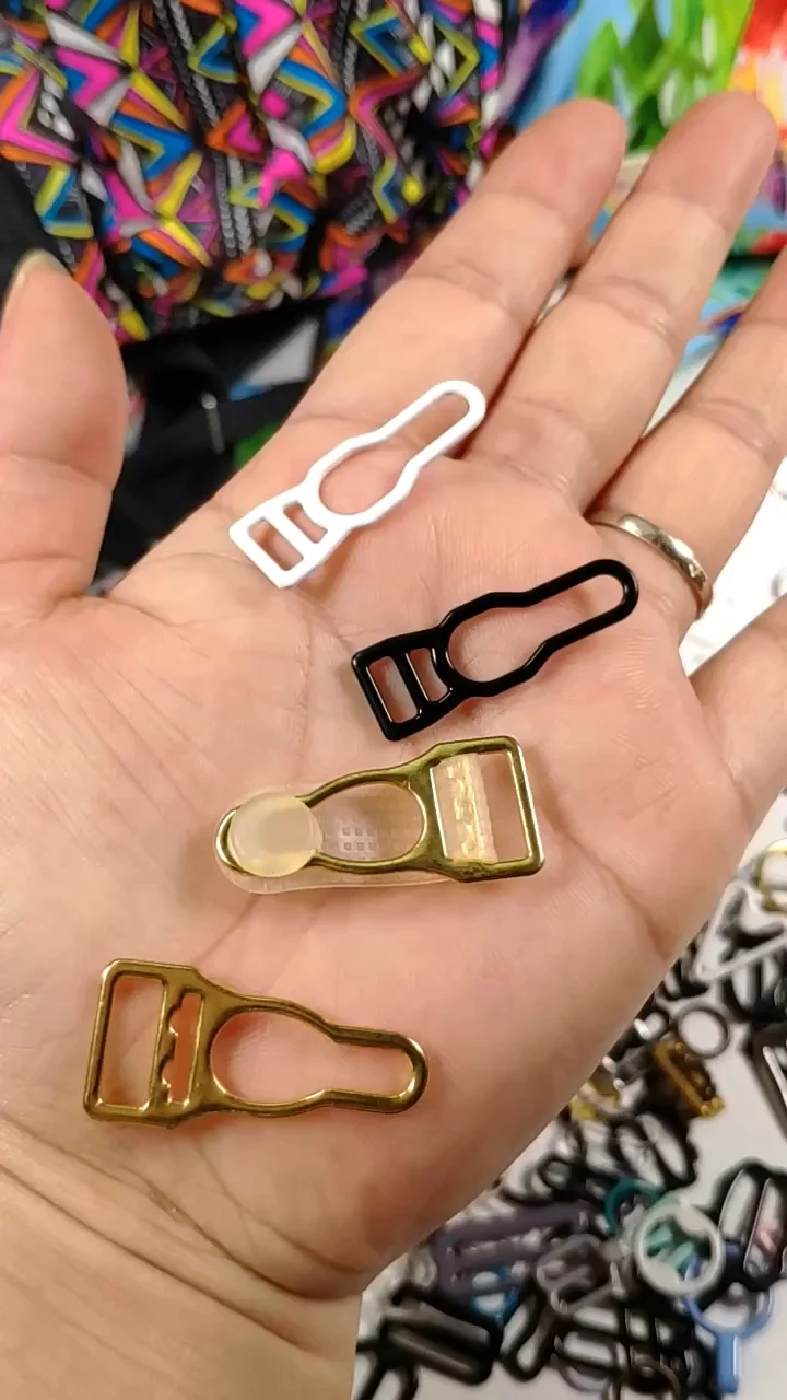 Garment Accessories 12mm Transparent Rubber Nylon Coated Alloy ...