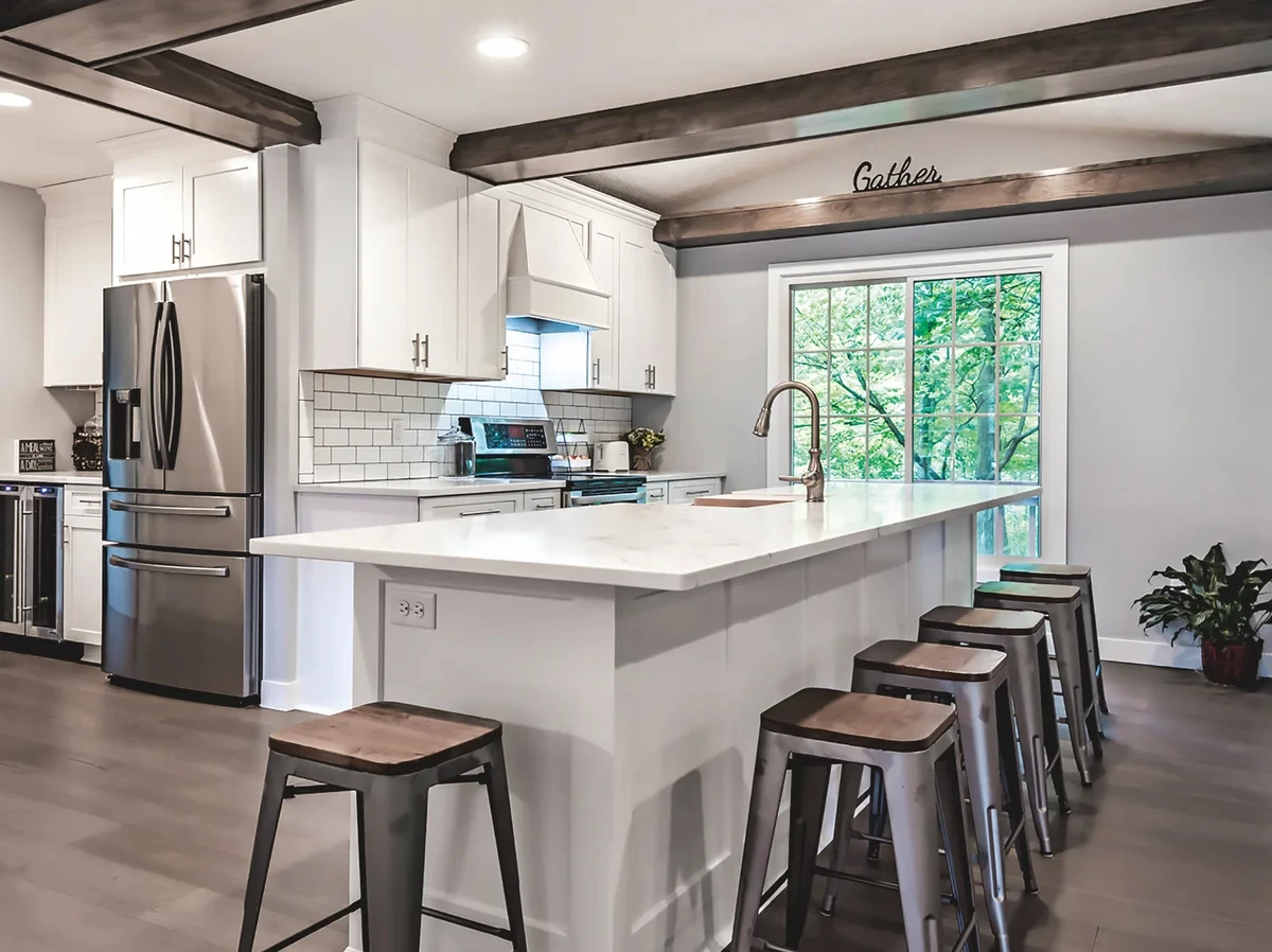 Vermonhouzz Kitchen Furniture Solid Wood Kitchen Cabinet Sets MDF ...