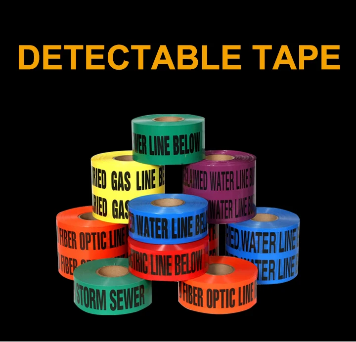 Mancai Underground Detectable Warning Tape Manufacturers Underground Caution Tape| Alibaba.com