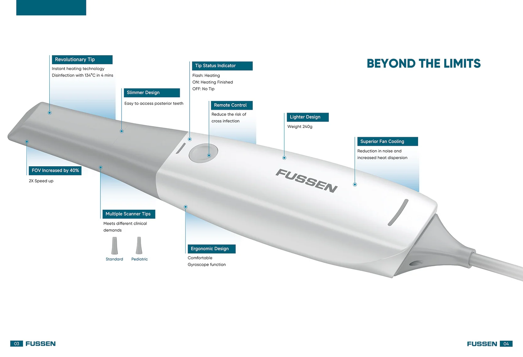 Fussen S6500 Touch Screen Pc Cart Dental Oral Intraoral Scanner