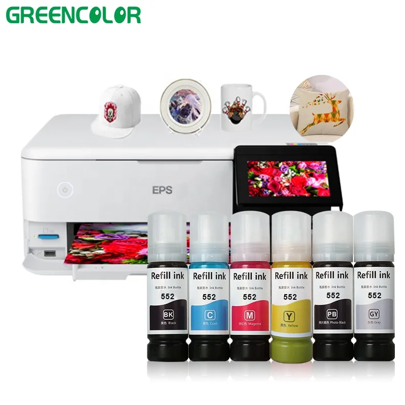 552 555 114 Sublimation Ink for Epson ET 8500 - Premium Heat Press Ink