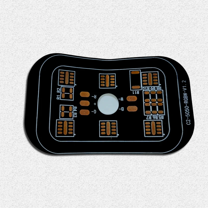 Glass pcb transparent single-sided circuit board for led display custom ...