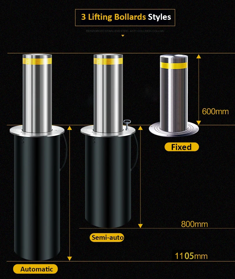 Hydraulic Retractable Bollards - Secure & Versatile Solutions