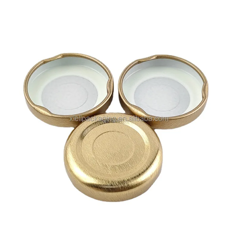 Wholesale Tinplate Metal Spiral Cap For Glass Honey Canned Bottle Juice ...