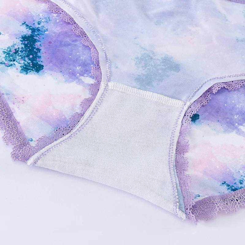 Customized Underwear Push-Up Nylon Microfiber Bra Sets Ink Print and ...