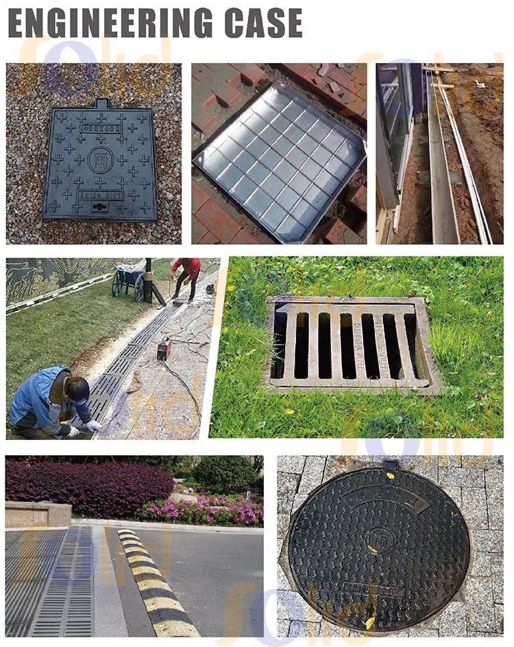 Waterproof En124 Manhole Cover - Durable Plastic Composite