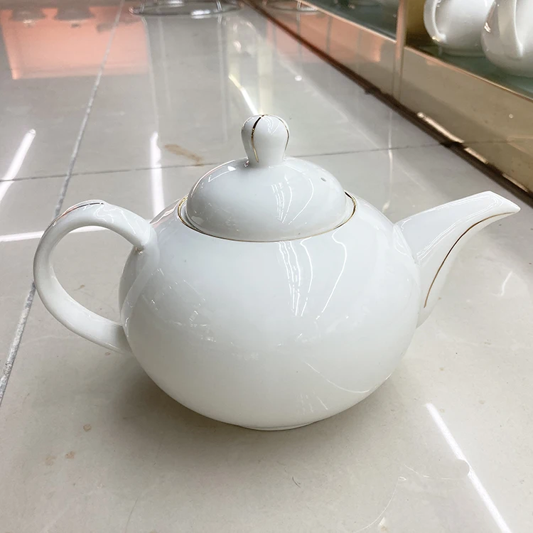 Chaoda 1000ml Porcelain Teapots - Customizable & Eco-friendly