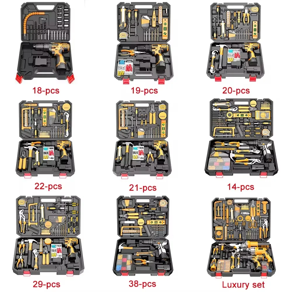 Electric Power Tool Set - Cordless Combo Kit for DIY & ODM | Wholesale