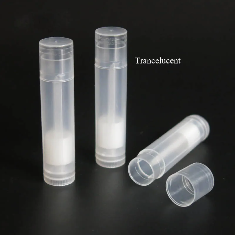 Plastic Container Lip Balm Tube Transparent Wholesale 5g Cosmetic ...