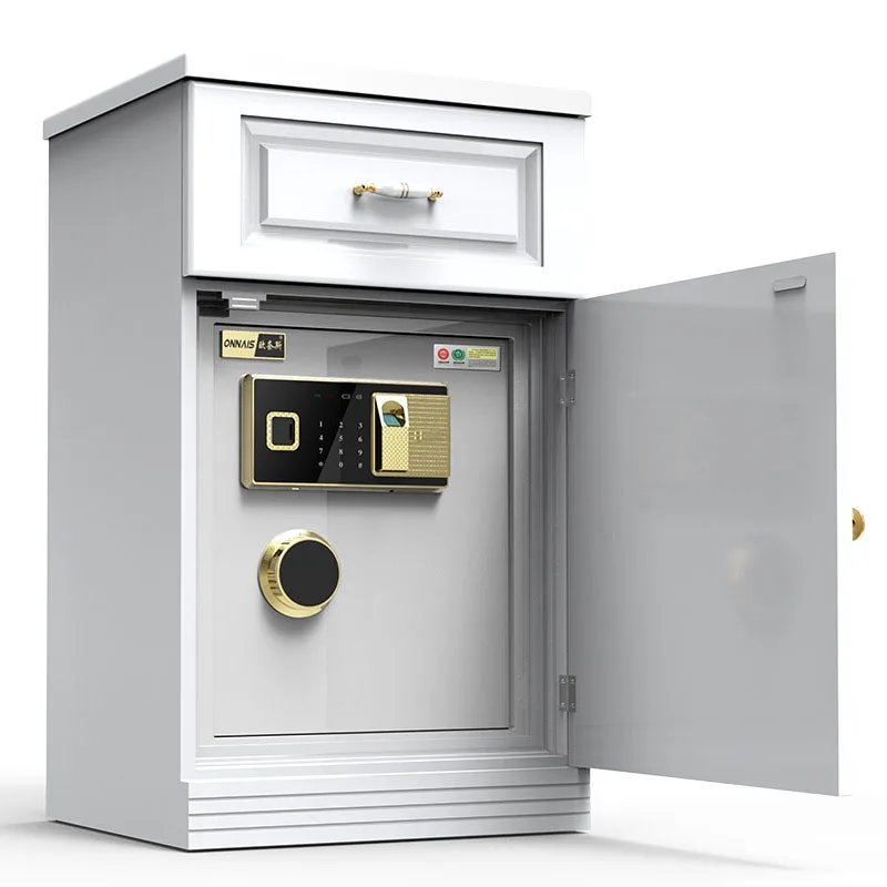 Bedroom Furniture Smart Bedside Table Safe Home Hotel Caja Fuertes ...