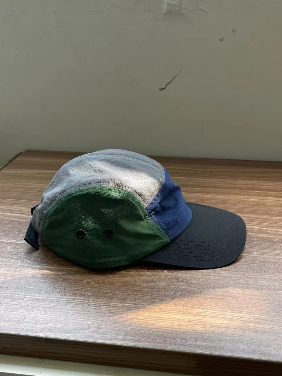 Custom Black Surf Hat Waterproof Nylon Dry Fit 5 Five Panel Sports ...