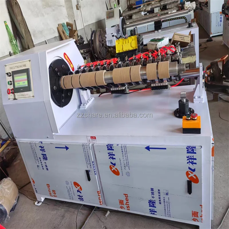 Auto Paper Tube Core Cutting Machine Multi Knife Automatic Cutting Paper Tube Core Machine - Buy ...