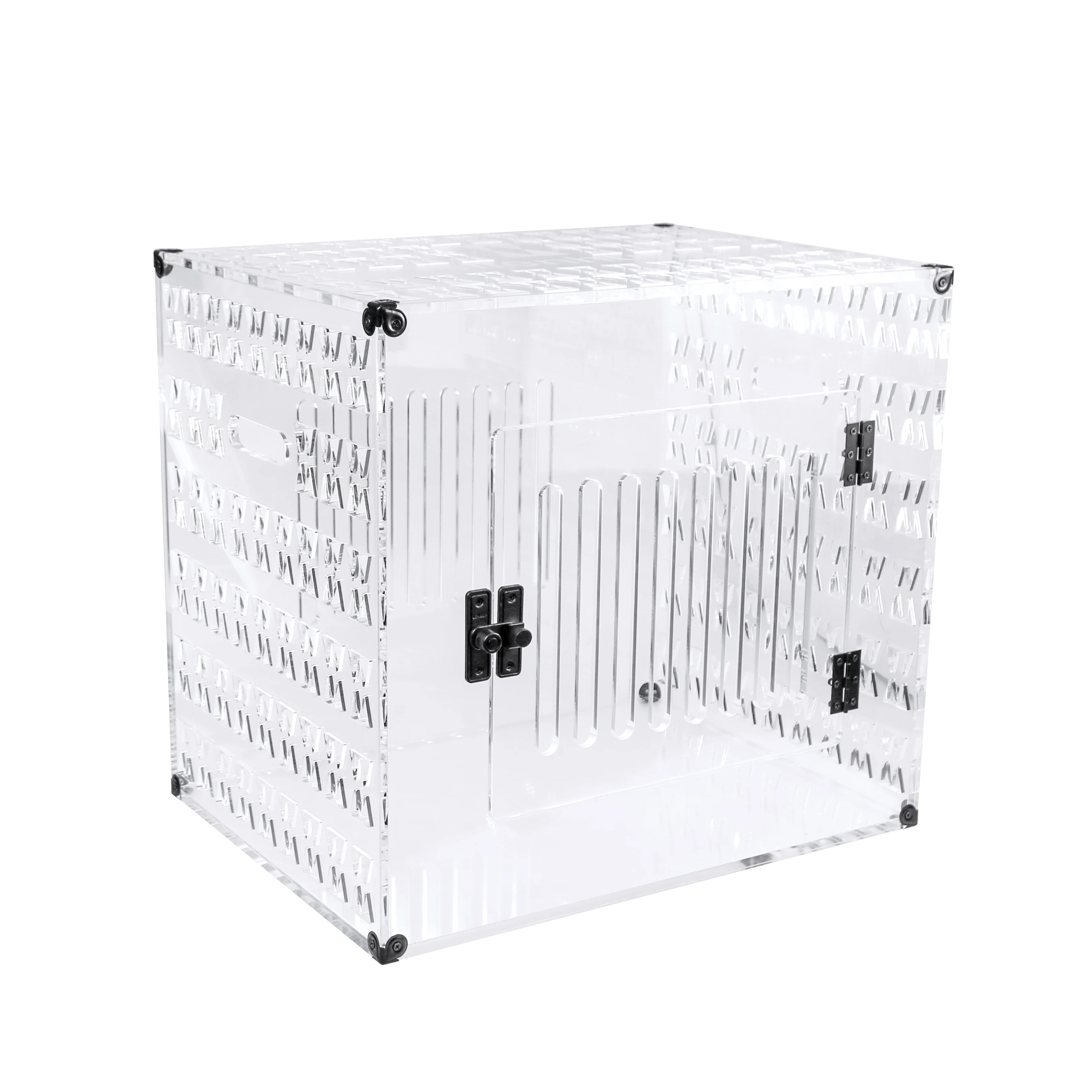 Custom Lucite Peg Dog House Easy Assembly Acrylic Pet Cage Crate for ...