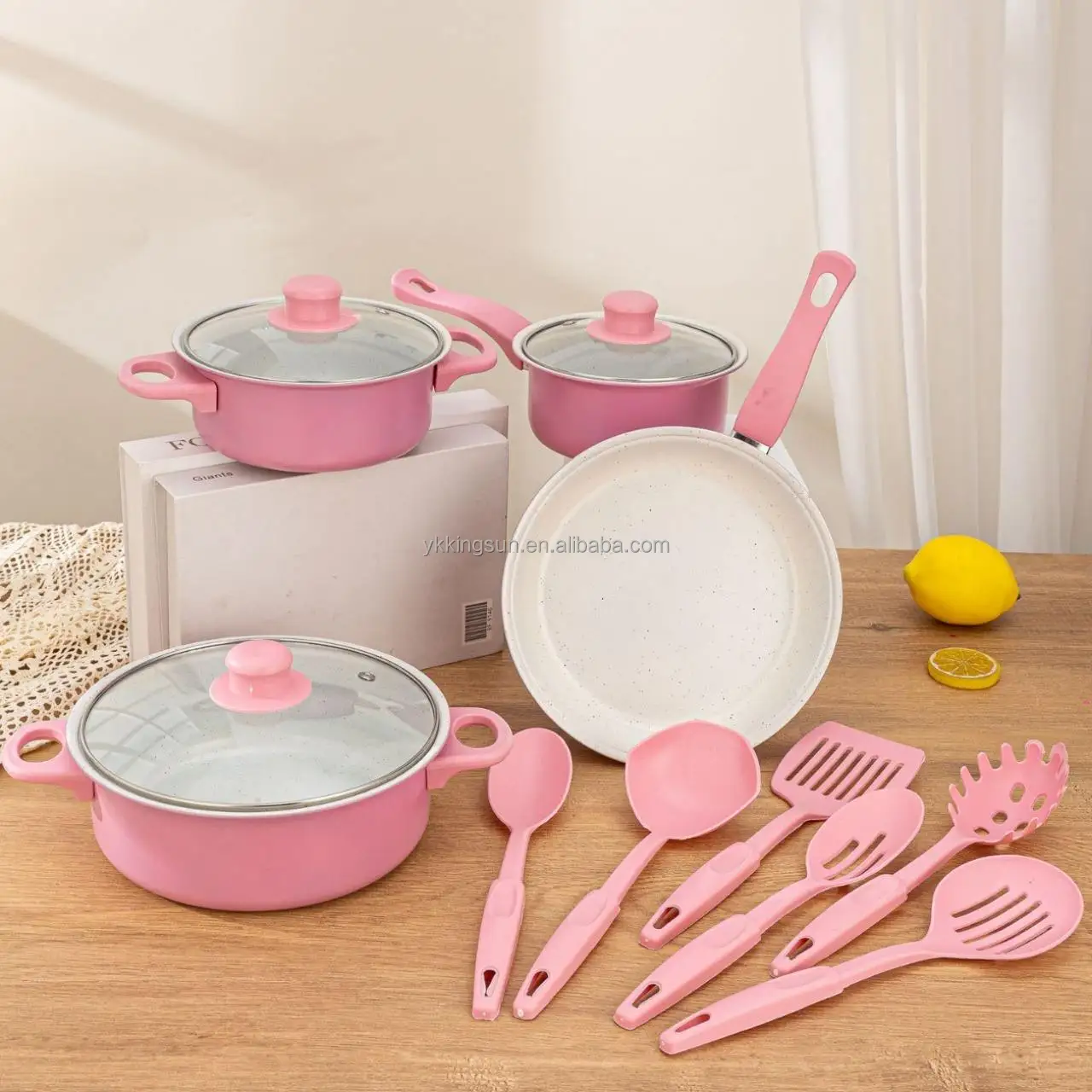 Cooking Pot Set Non-Stick Cookware - Durable & Versatile