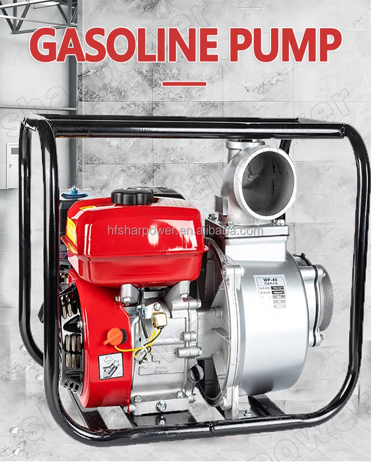 China Gasoline Water Pump 4 Inch Gasoline Engine Water Pump Wp40 - Buy ...