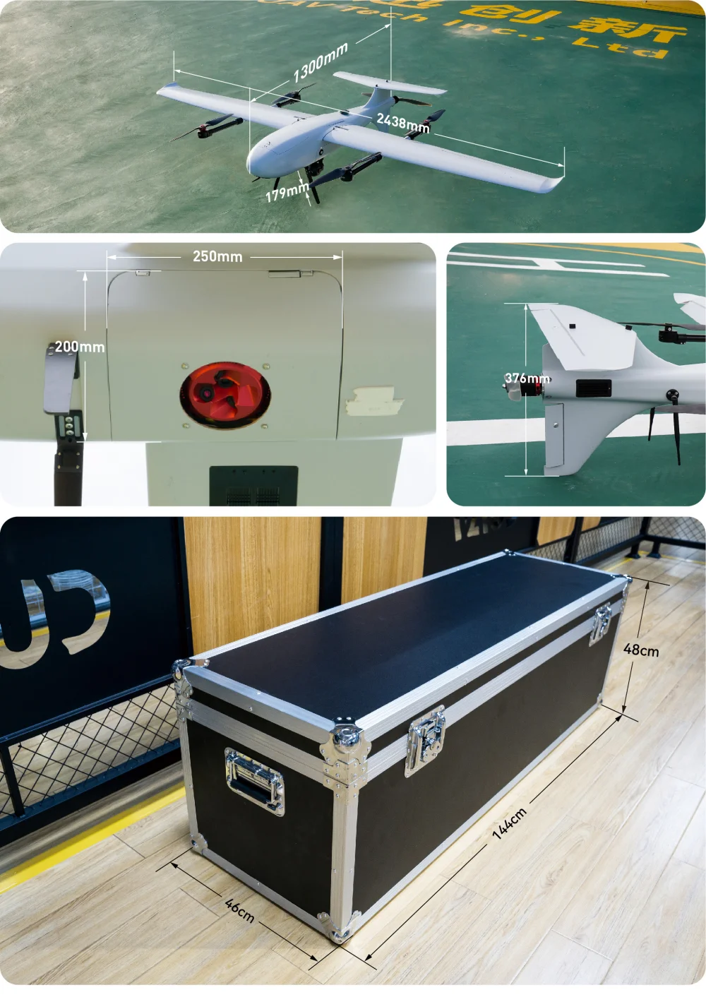 Raefly Vt240 Vtol Uav Drone Long Range Fixed Wing Drone For Surveying And Inspection - Buy Vtol ...