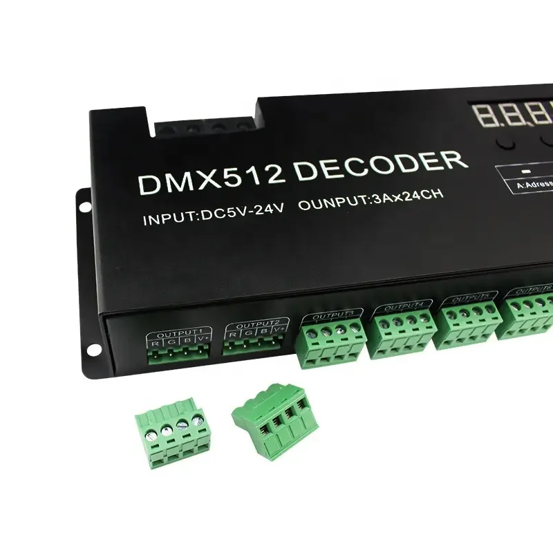 Gls 24 Channels -rgb Display Dmx512 Decoder - Buy Rgb Decoder,24 ...