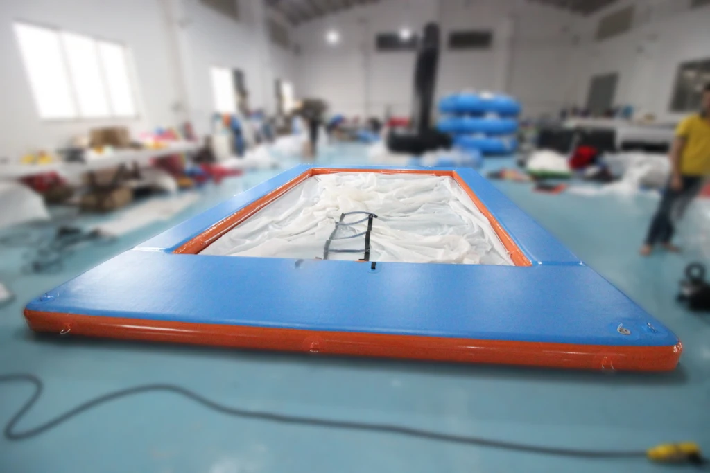Portable Dwf Inflatable Yacht Sea Pool Outdoor Leisure Floating Ocean ...