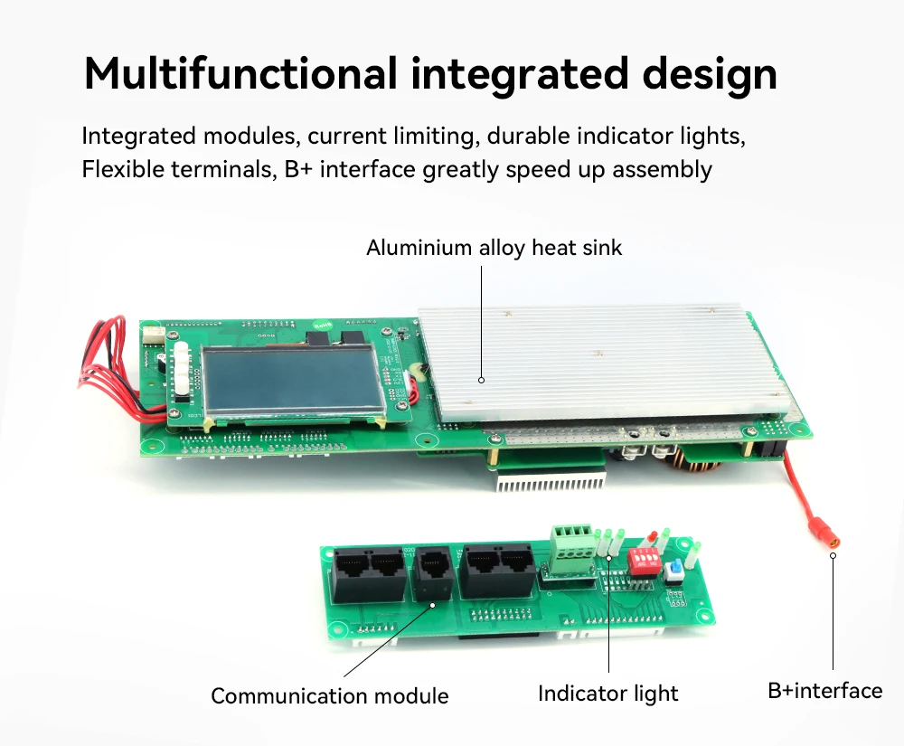 Xj Smart Bms 15s Li-ion 16s 48v 100a 200a Energy Storage Lifepo4 ...