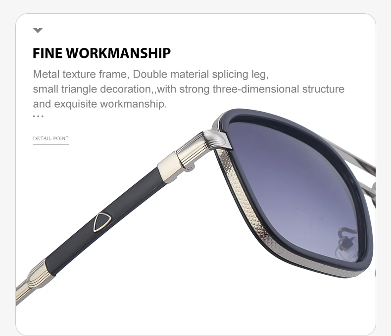 Luxury Brand Double Bridge Metal Sunglasses Woman Men Alloy Frame Polit ...