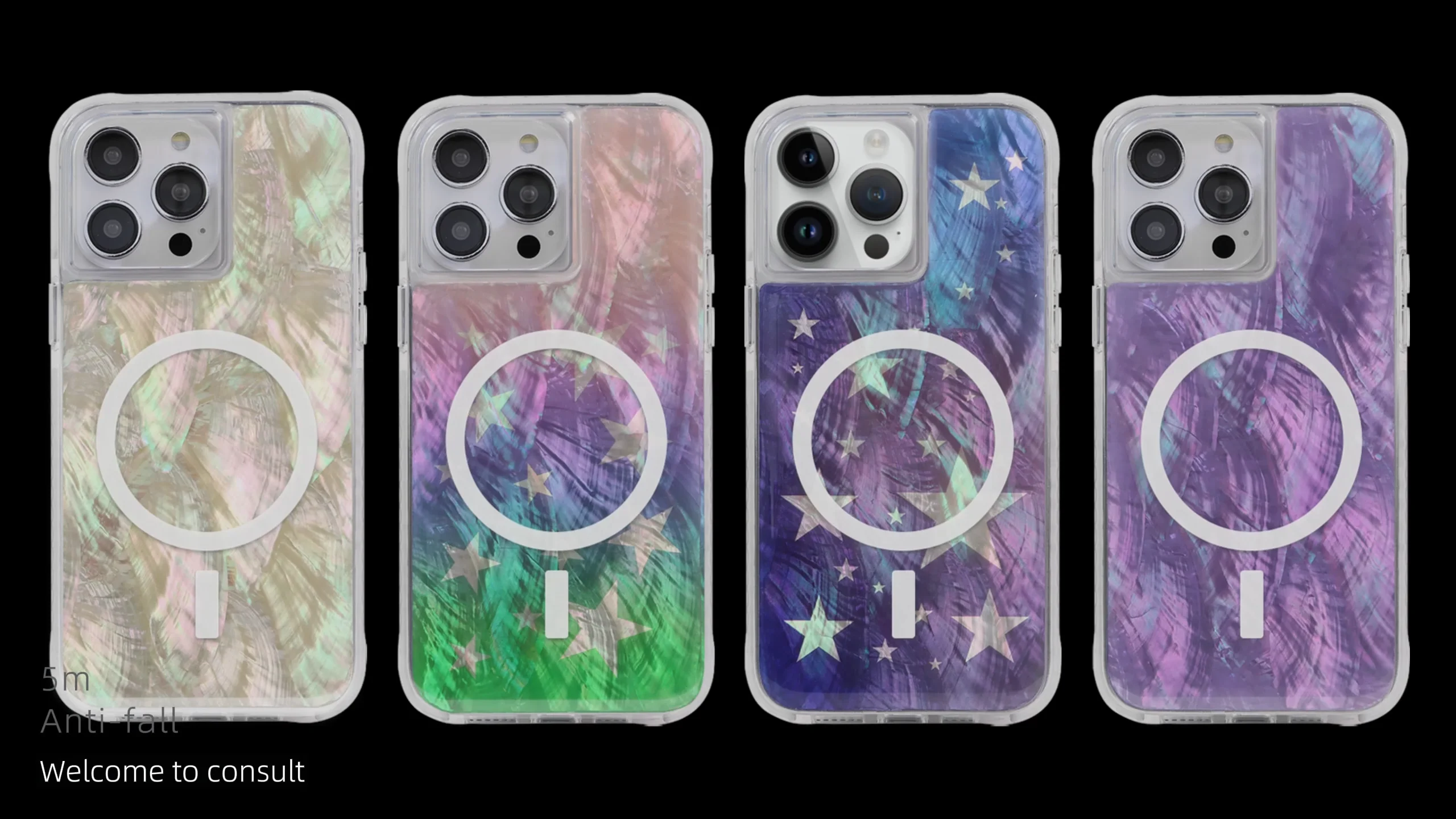 Anti Yellow Multiple Colors Shockproof Magnetic Magsafe Transparent Tpu ...