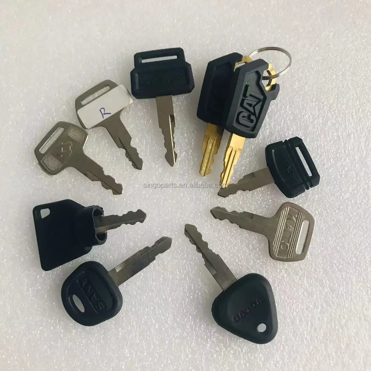 Universal Custom Mechanical Keys Cylinder Key for Vehicles