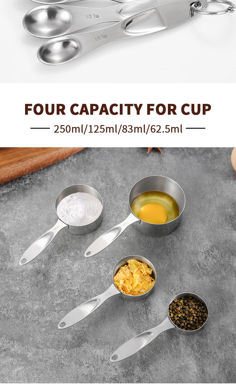 Kitchen Powder Coffee Measuring Tools Stainless Steel Measuring Cup And ...