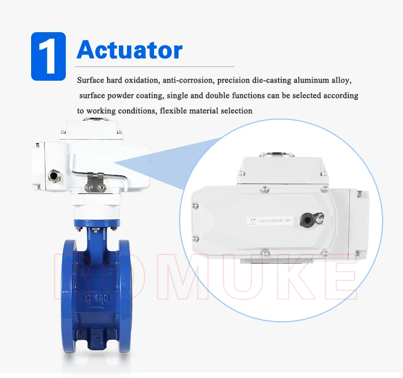 D941x-16q Dn500 Dn450 Electric Butterfly Valve Explosion-proof Switch Regulating Ductile Iron ...