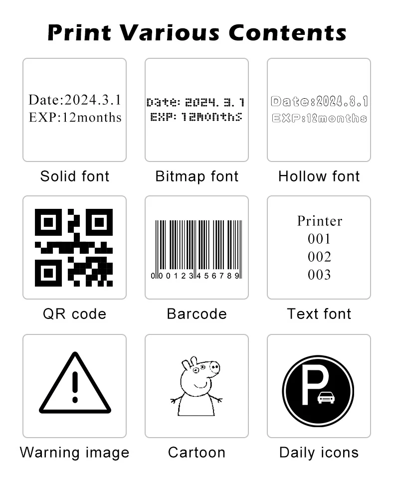 12.7mm New Launched Mini Printer Handheld Inkjet Printer Code Printer ...