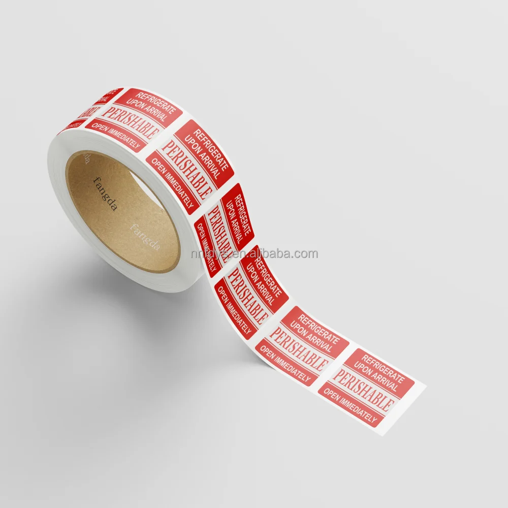 Biodegradable Custom Labels Suffocation Fragile Color Warning Label ...