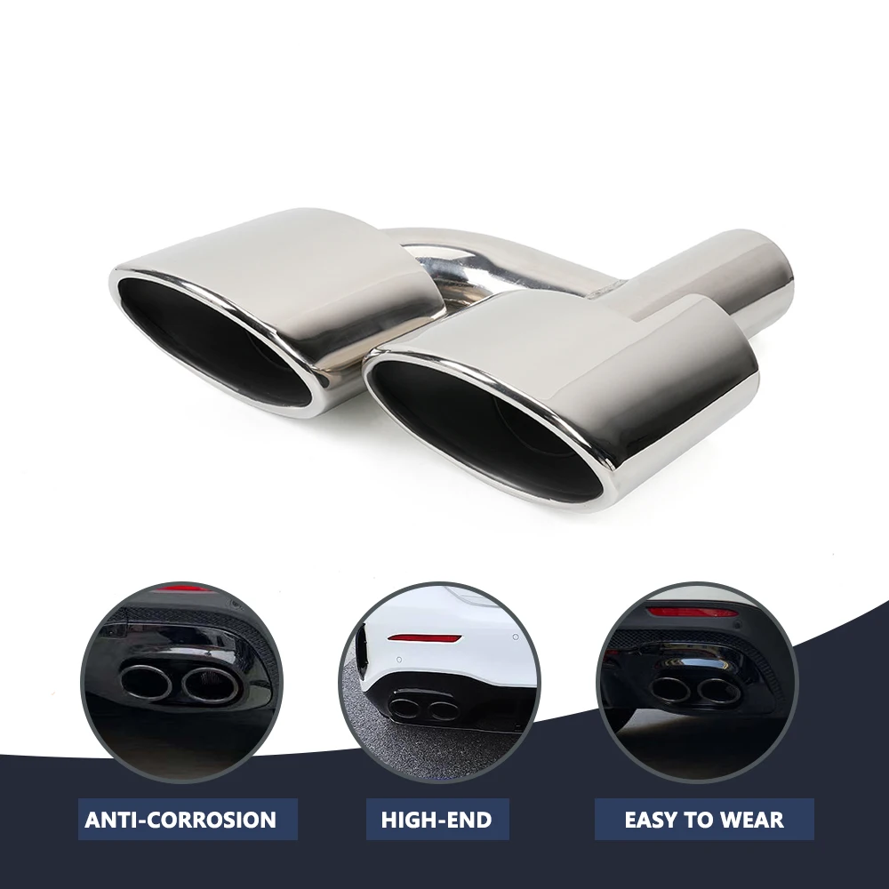 Stainless Steel H Type Exhaust Tail Pipe for Mercedes-benz