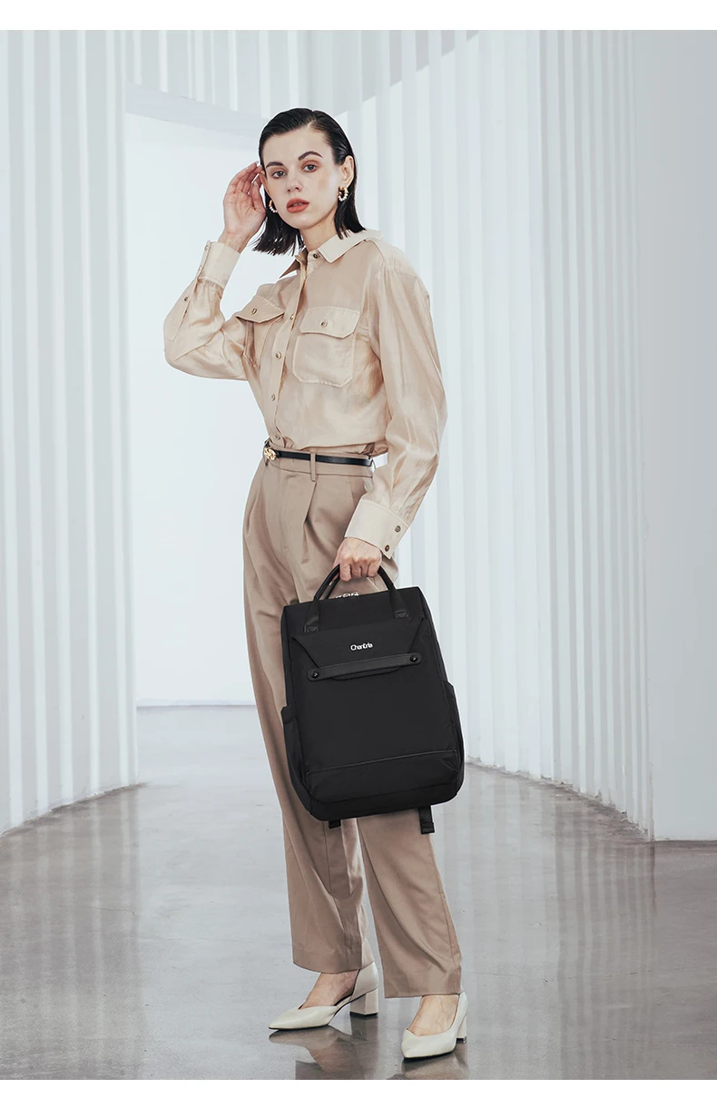 Custom Zipper Backpack With Magnetic Flap High Quality Waterproof ...