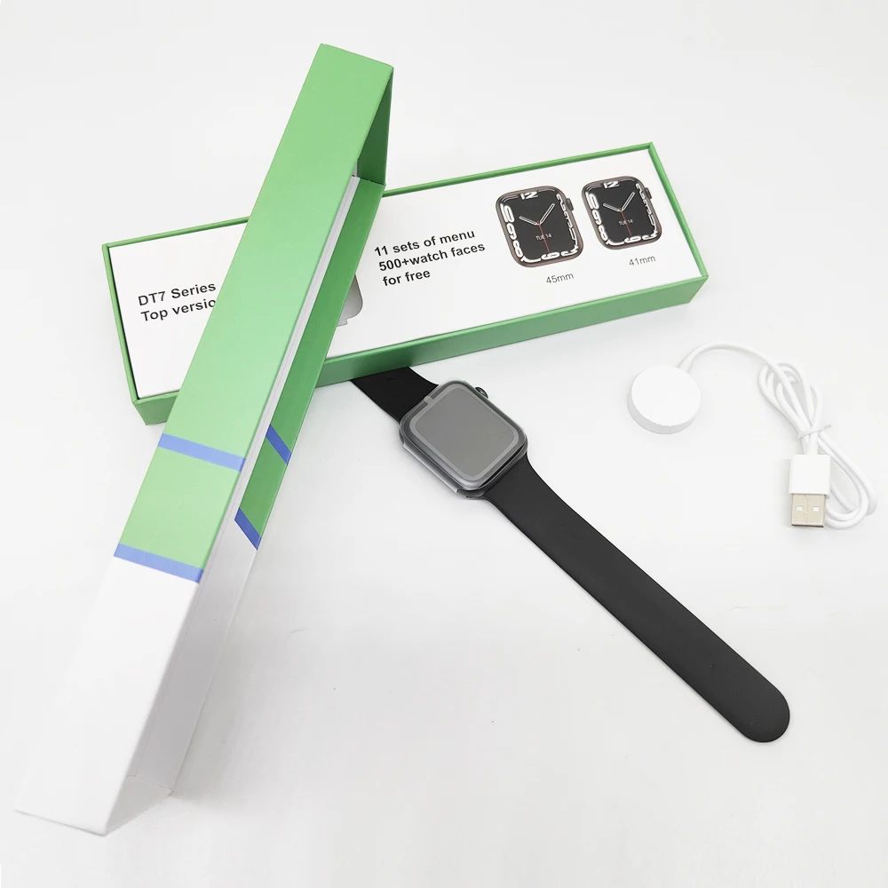 Dt No 1 7 Smartwatch Bt Call 1.9 Inch Full Screen Series 7 Fitness ...