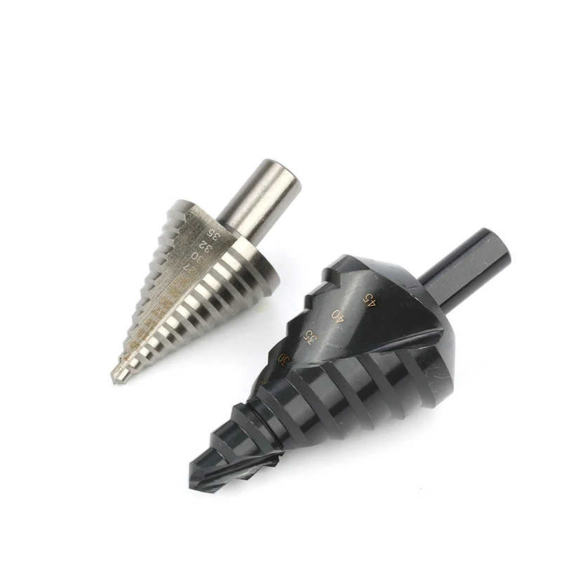 Hss Steel Titanium Step Drill Bits 3-12mm 4-12mm 4-20mm Step Cone ...