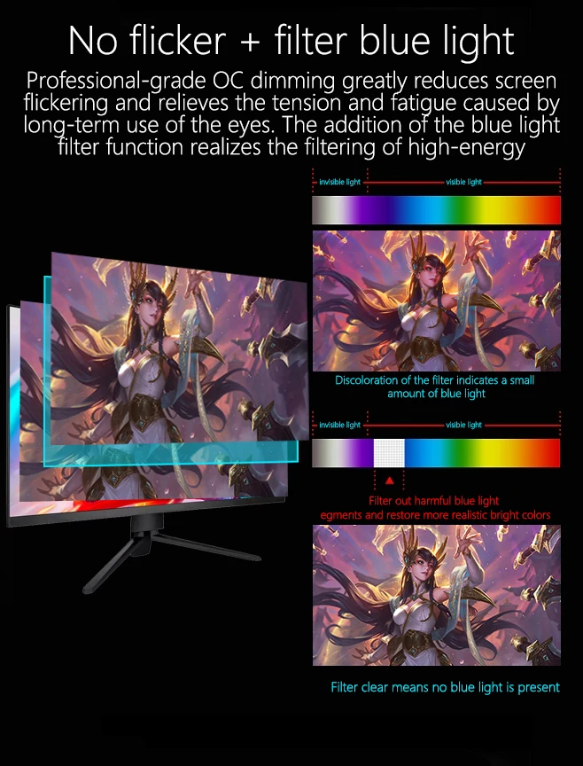 High Quality Wide Screen 75hz Monitor High Speed Monitors Pc Factory ...