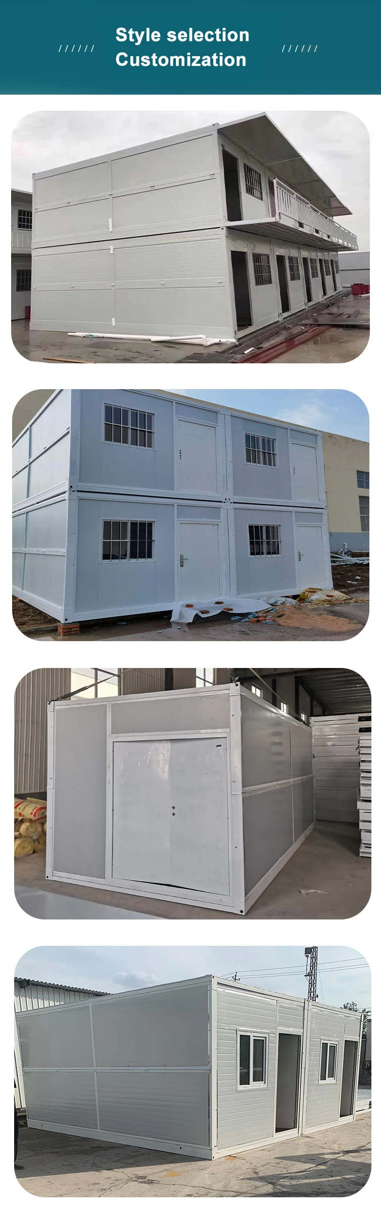 Customized Sizes Expandable Prefabricated Foldable Container Houses ...