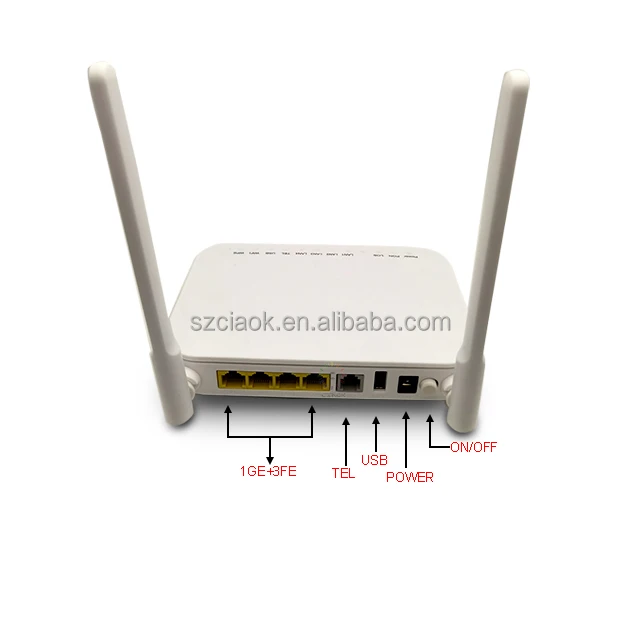 New Oem Xpon Onu H1s-3 Xpon Ont Fiber Optic Equitment 1ge 3fe Wifi H1s ...