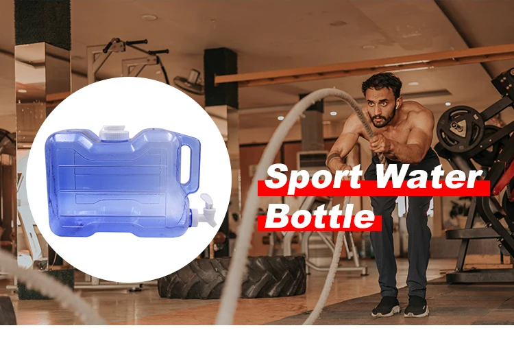 Gym Gallon Water Jug Sport Drinking 2 Gallon Rectangle Freezer Jug With ...