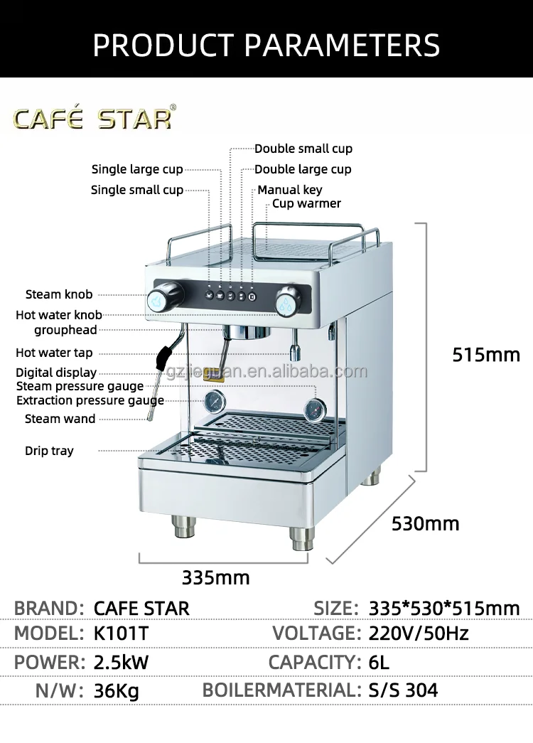 Coffee Machine/espresso Machine/commercial Coffee Maker K202t - Buy ...