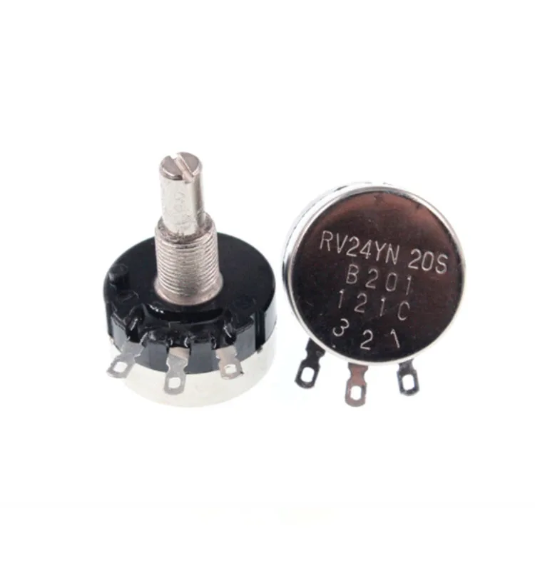 RV24YN20S-B201 Rotary Potentiometer - 100 Ohm Carbon Film