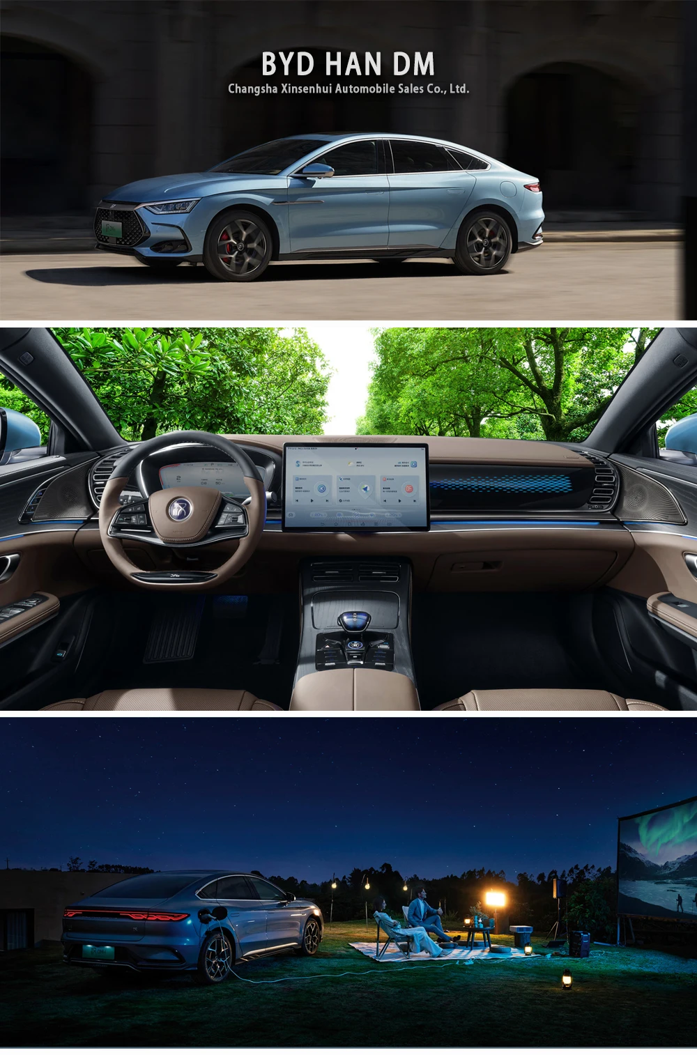 Byd Electric Car Byd Han Dm-p Hybrid Car Dm-i Plug-in Ev New Energy ...